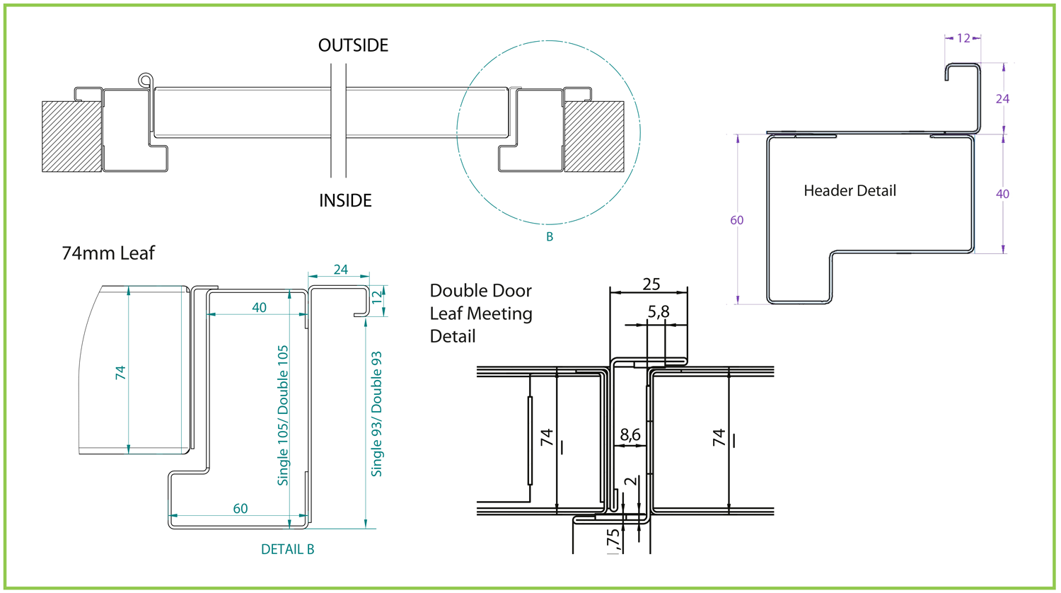 DuraPass Therma+ 74mm (Part L Compliant) Technical Specification - Pass ...